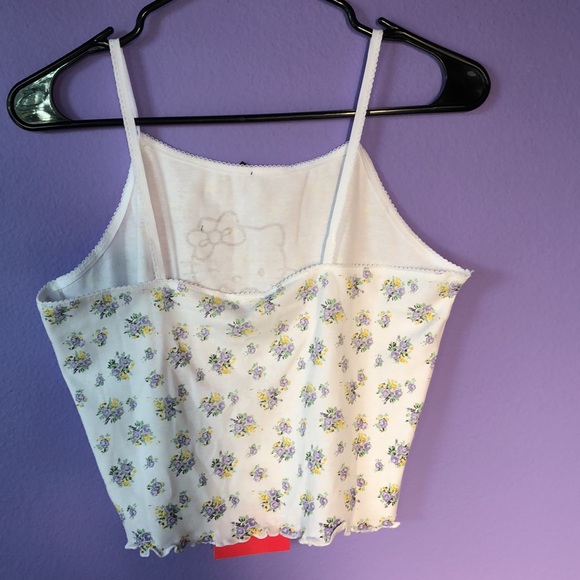 Hello Kitty | Tops | Hello Kitty Crop Top | Poshmark